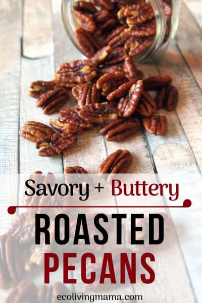 Smoky, Savory Roasted Pecans Recipe (so easy!)